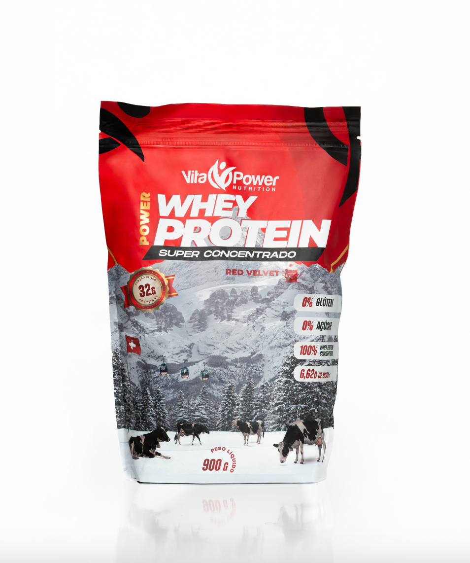 Whey Protein Super Concentrado 900g – Vita Power